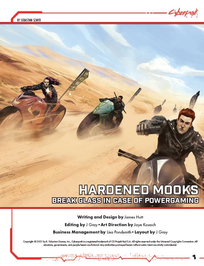 Hardened Mooks | Cyberpunk Wiki | Fandom