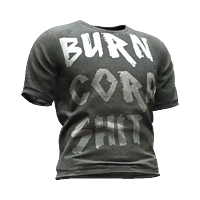 Utilitarian BURN CORPO SHIT T-shirt | Cyberpunk Wiki | Fandom