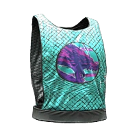 Purple Dragon neokitsch muscle tank with tungsten sequins | Cyberpunk ...