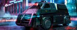 Militech Gorgon Security Van | Cyberpunk Wiki | Fandom