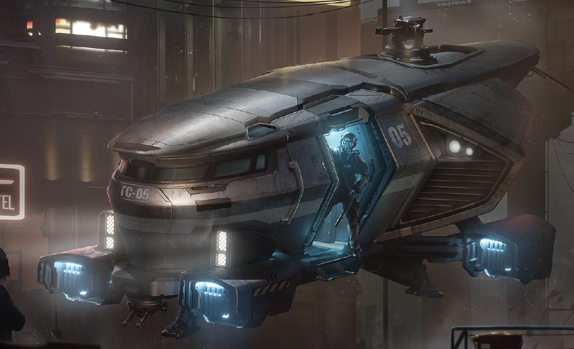 AV-9 Attack Aerodyne | Cyberpunk Wiki | Fandom