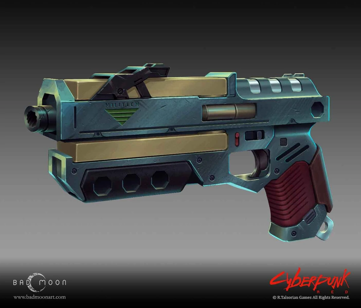 Militech Fox Dual Ammo Pistol | Cyberpunk Wiki | Fandom