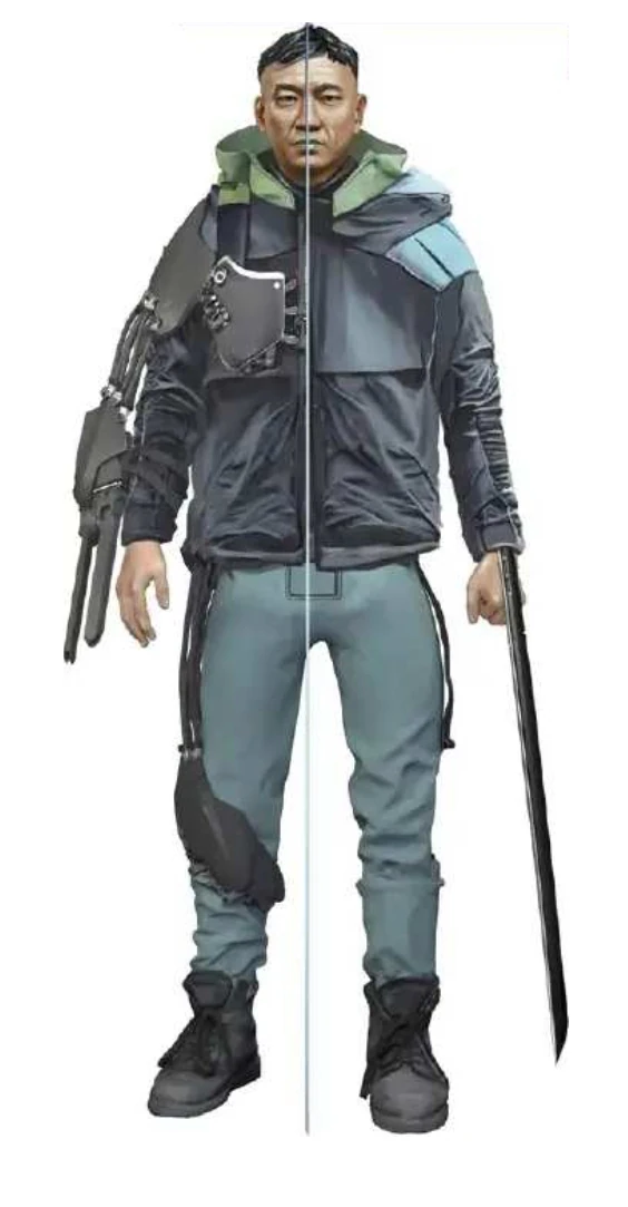 Fūma Kotarō Linear Frame | Cyberpunk Wiki | Fandom