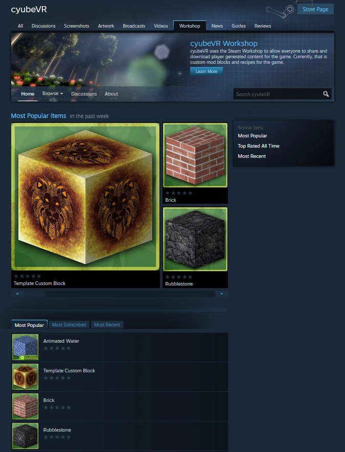 Custom blocks | CyubeVR Wiki | Fandom