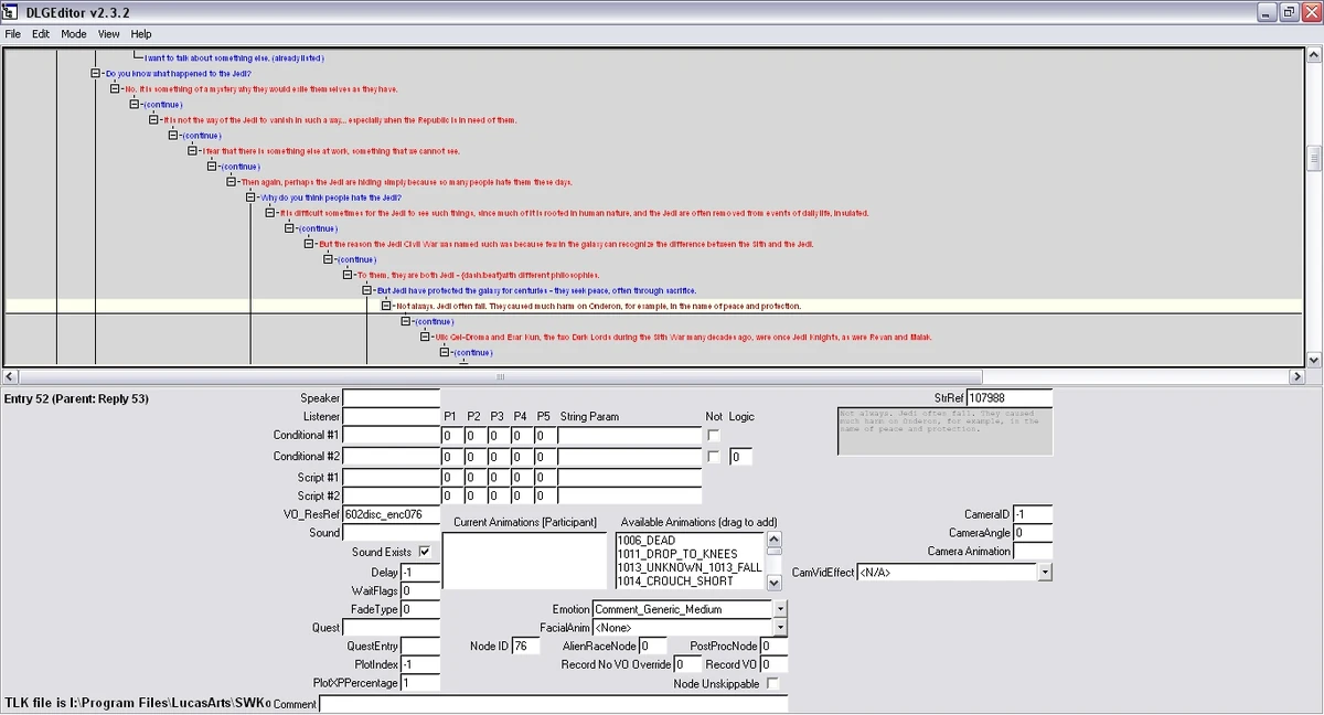 .dlg (Dialogue) files | Czerka Corp. R&D Wiki | Fandom