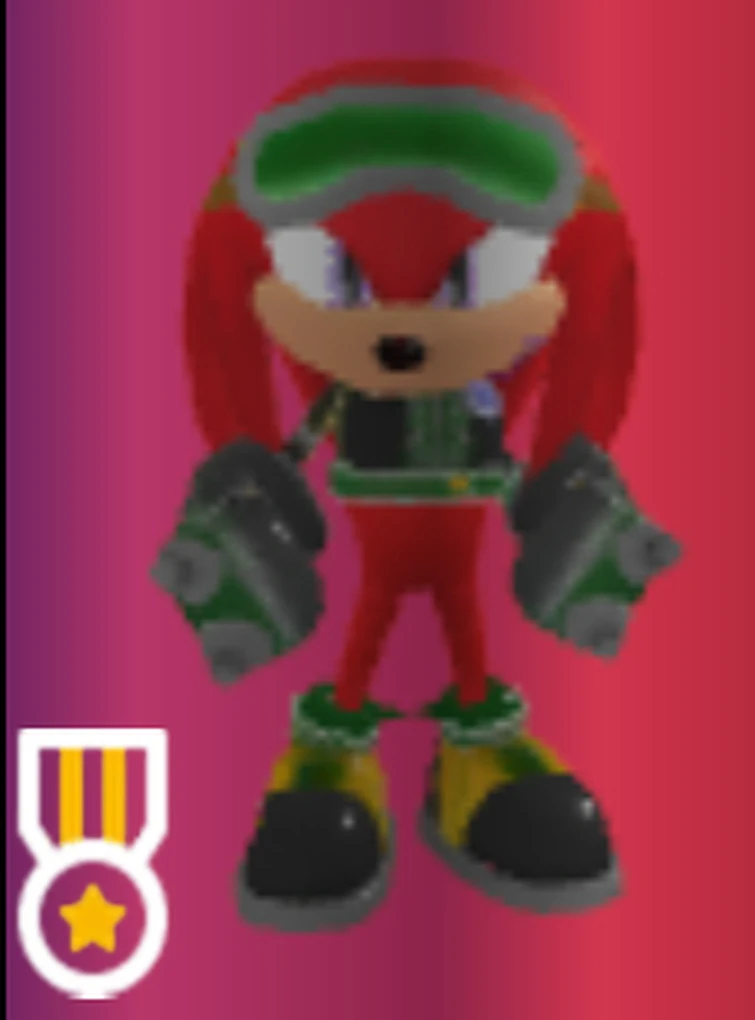 I got racesuit classic knuckles in sonic RP heroes DX! | Fandom