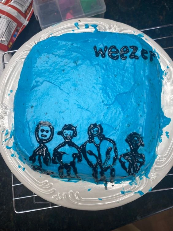 "honey whats wrong? you havent eaten your weezer cake yet" | Fandom