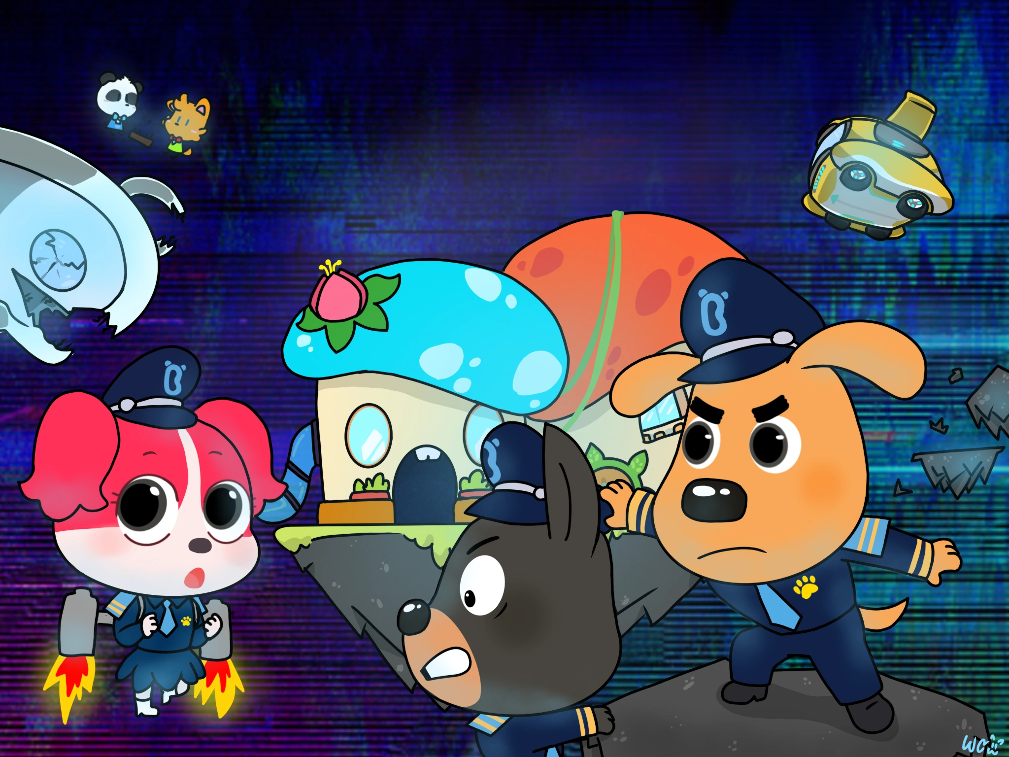 The void of BabyBus (also first time drawing sheriff Labrador) | Fandom