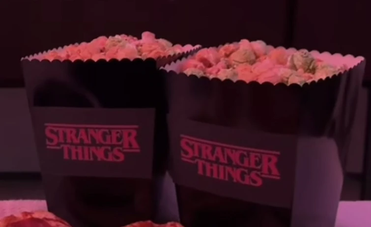 I found some stranger things popcorn boxes! | Fandom