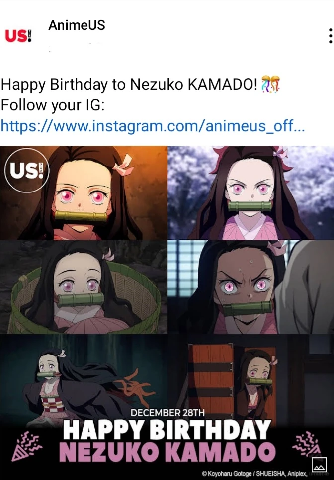 💷💠🌸 Happy Birthday to Nezuko Kamado | Fandom