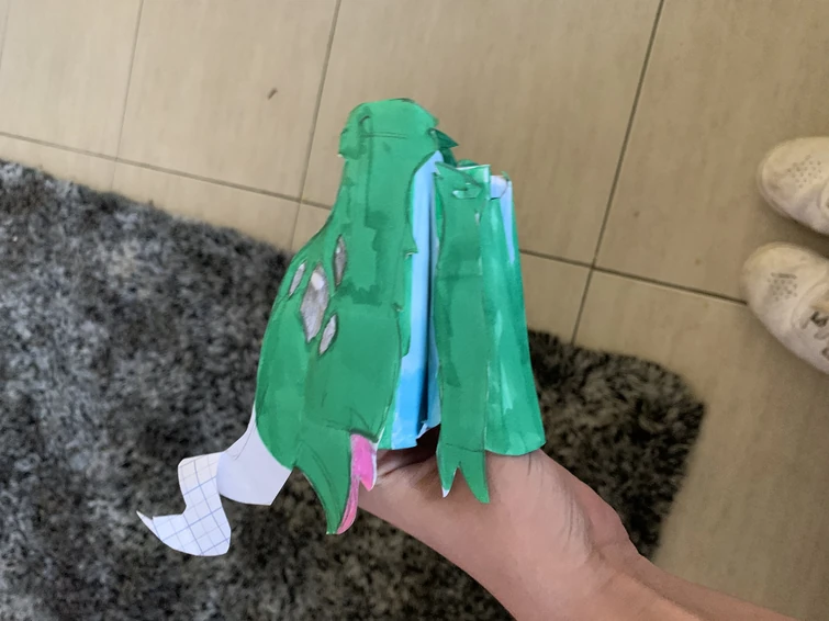 I finished my split mouthed dragon puppet | Fandom