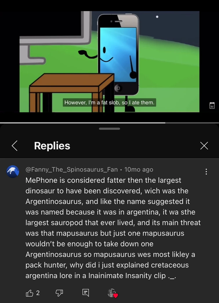 MePhone is fatter than a dinosaur | Fandom
