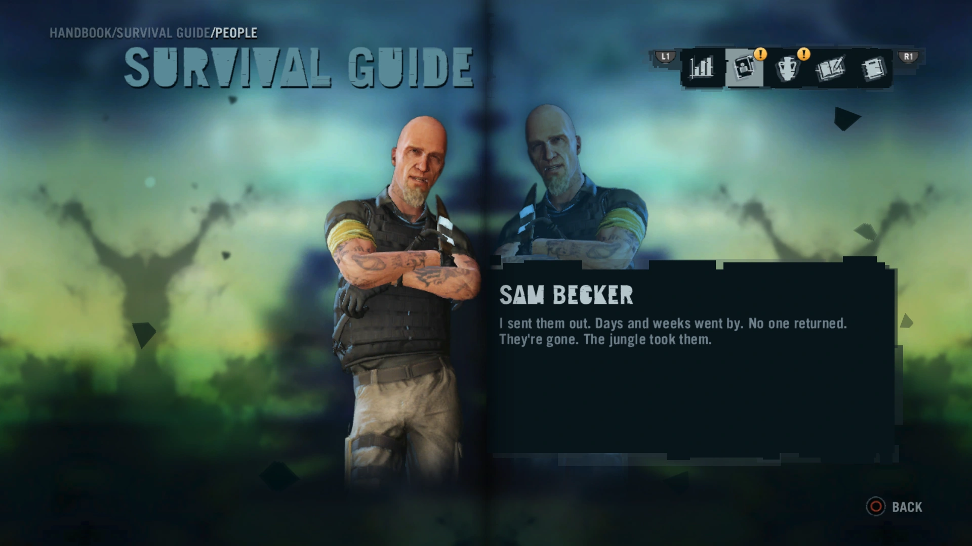 What's up with these survival guide entries Willis writes in fc3? | Fandom