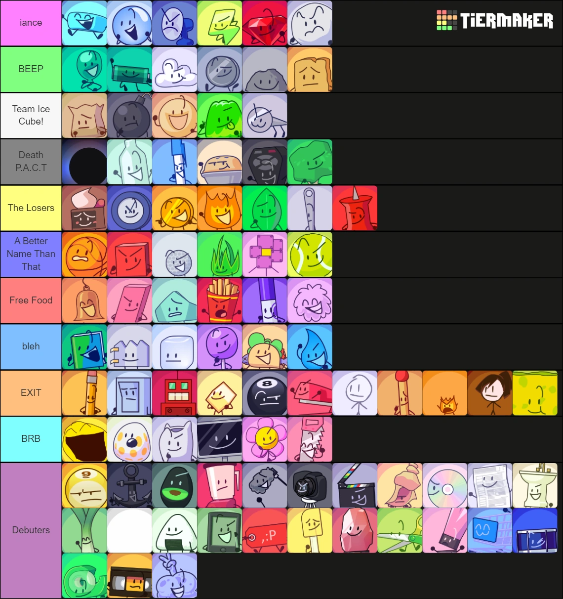 BFB No Split | Fandom