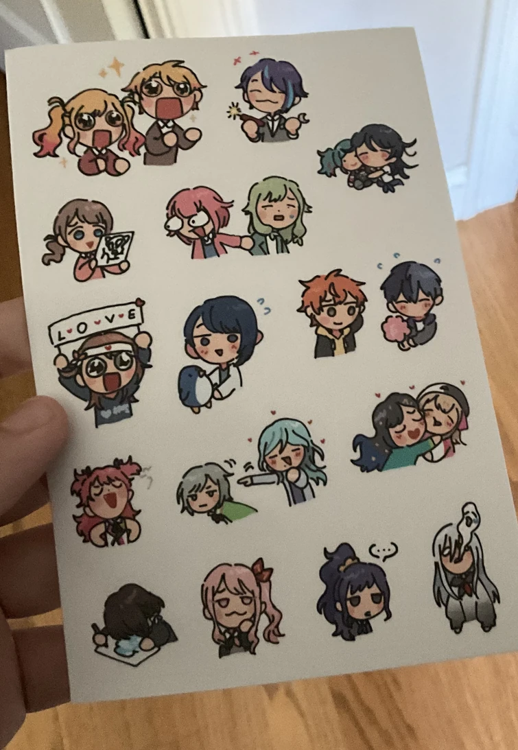 my silly stickers arrived!! | Fandom