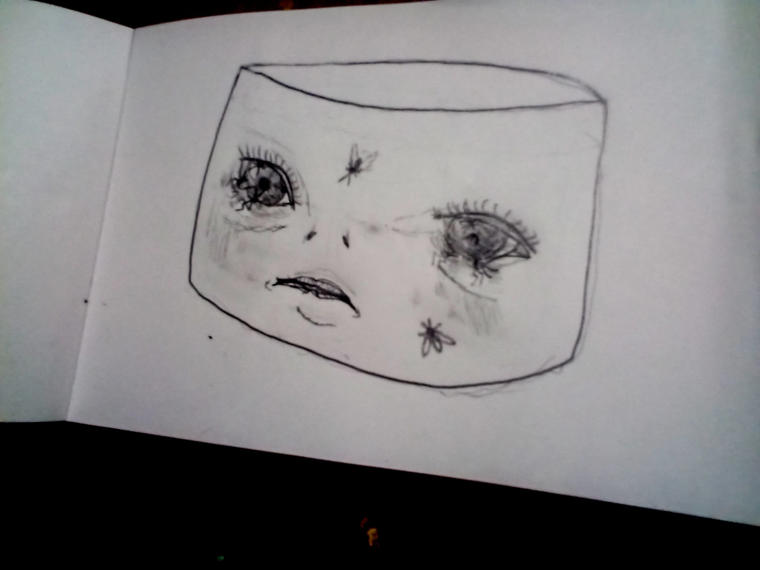 Crying fireflies is horrifying (minor body horror with eyes and insects ...