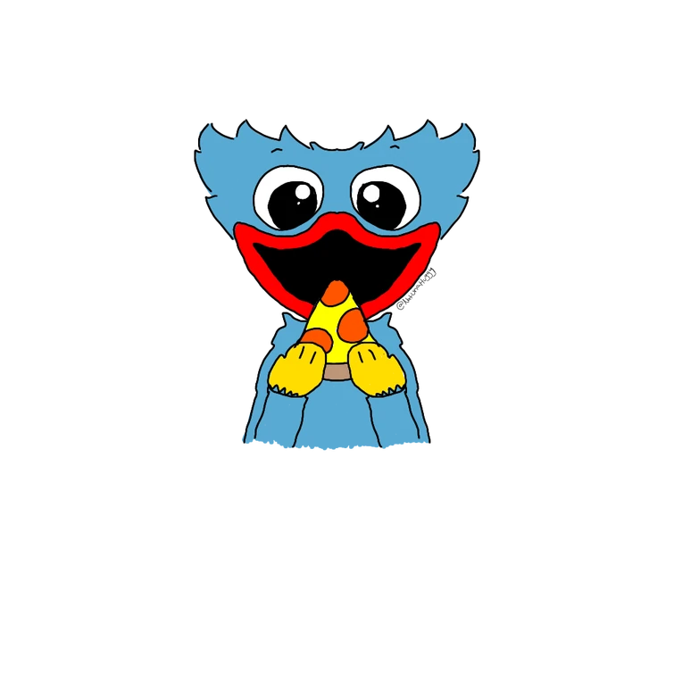 I drew a goofy huggy eating a pizza 🍕 | Fandom