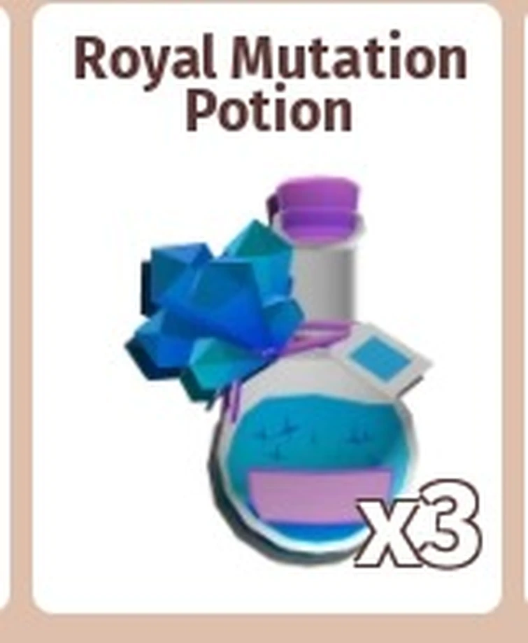 What's the value on the Royal mutation potion? | Fandom