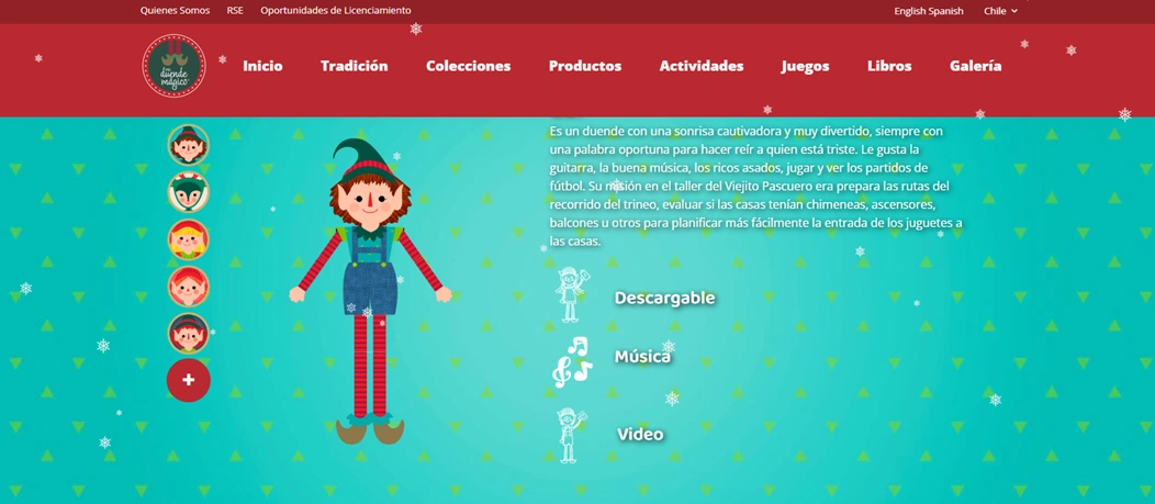 Por qué elo no aparece en la pagina web de los duendes mágicos? | Fandom