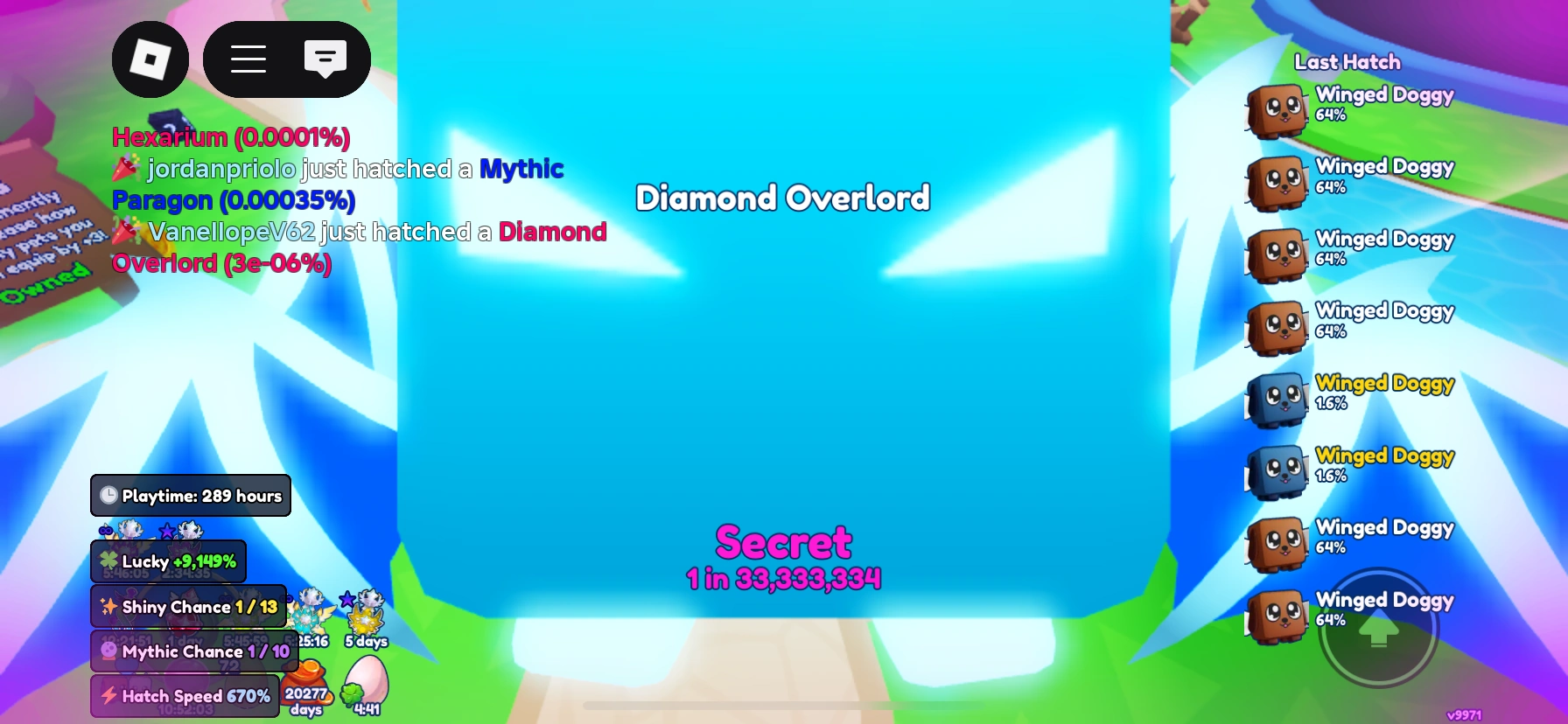 Dang I hatched 3 secret pets in a record | Fandom