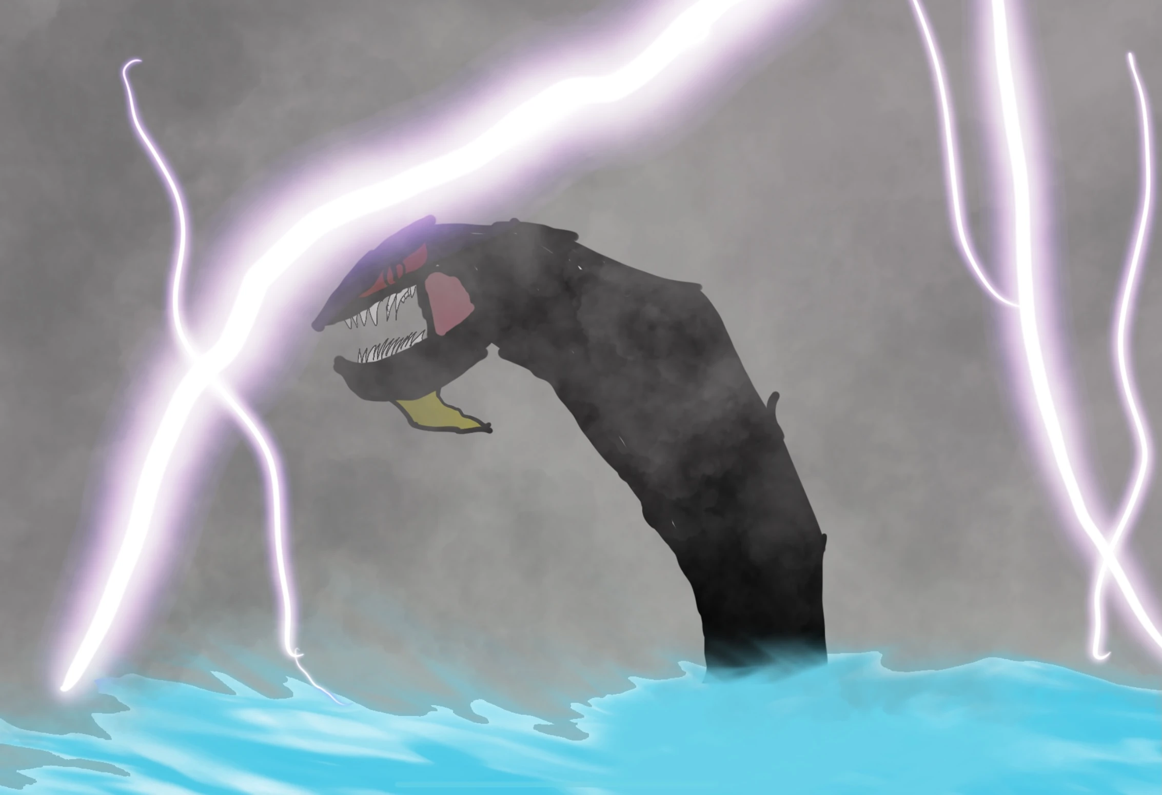 Sea serpent concept art | Fandom