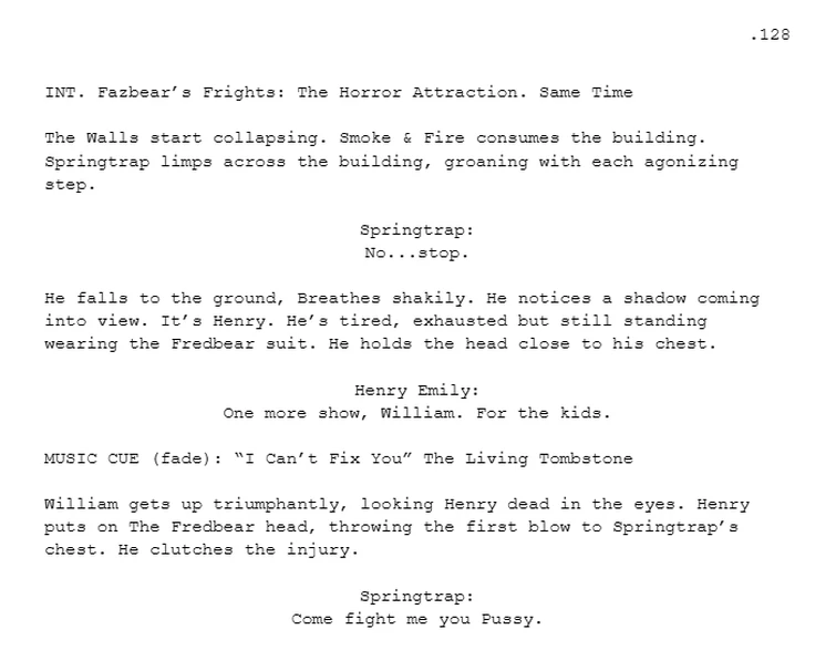FNaF 3 ENDING SCRIPT LEAKED OMG!! | Fandom