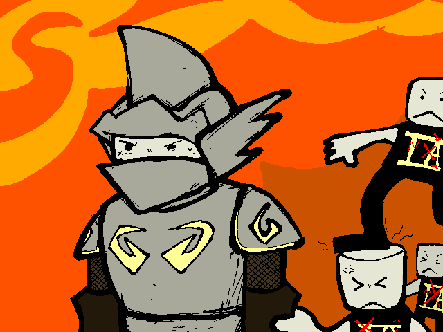 A Knight guiding the dummies into battle. | Fandom