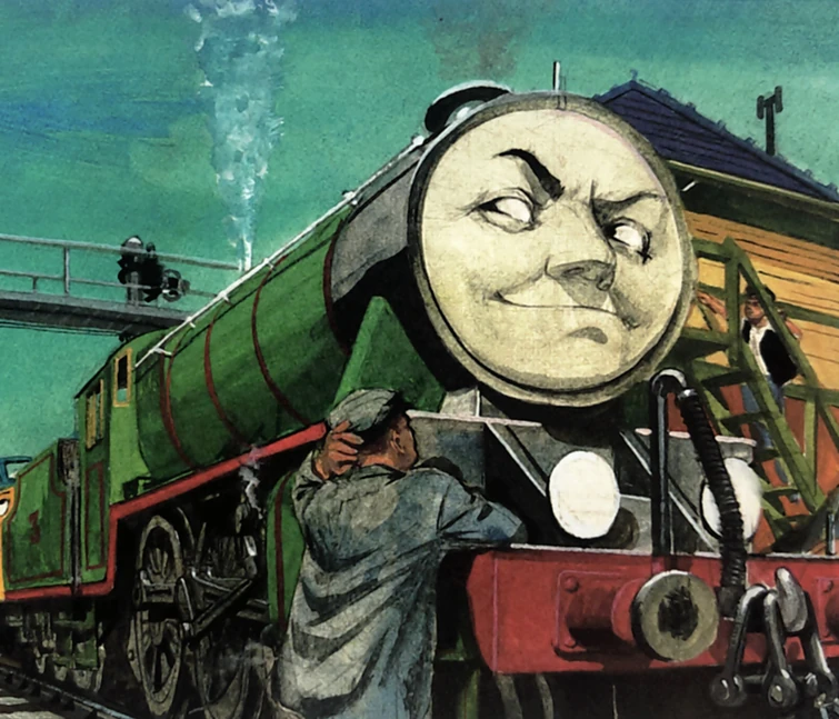 My favorite rws illustrations with the awdry charecters and tvs ...