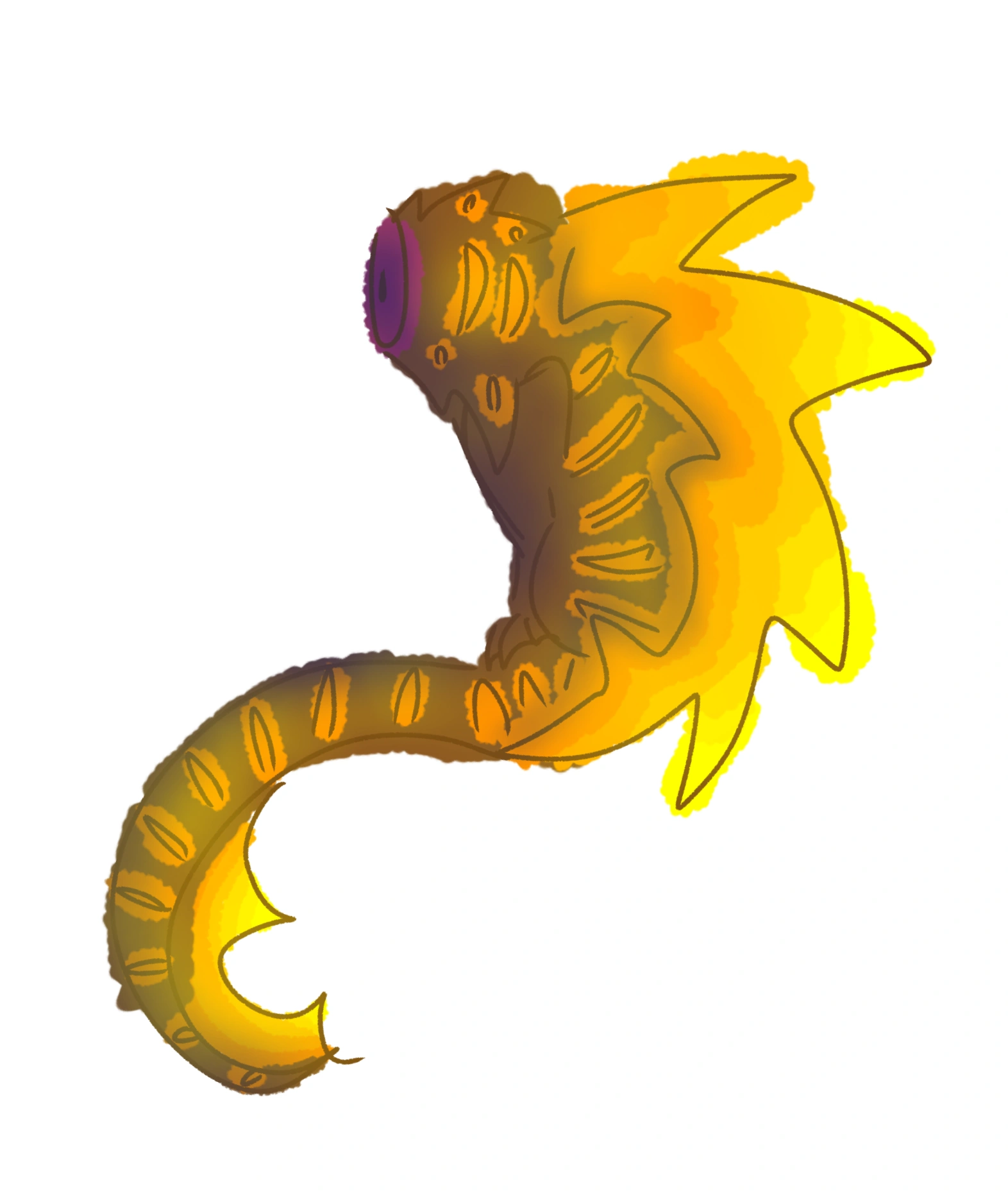 headless aura art i guess (slight tw for very cartoonish.... well ...