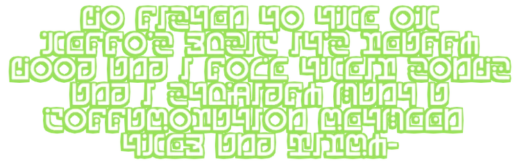 I've gotten that KATFL language font and decided to type in/copy and ...