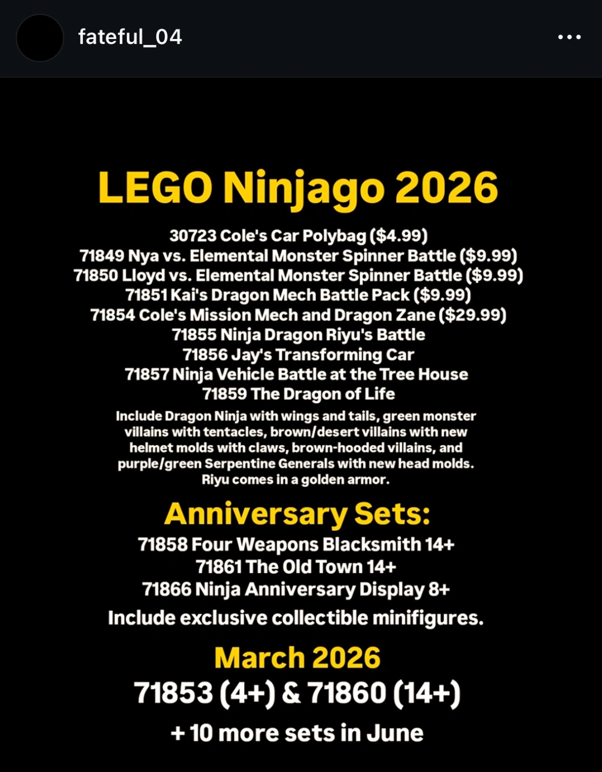 Ninjago 2026 set rumors + 15th anniversary stuff | Fandom
