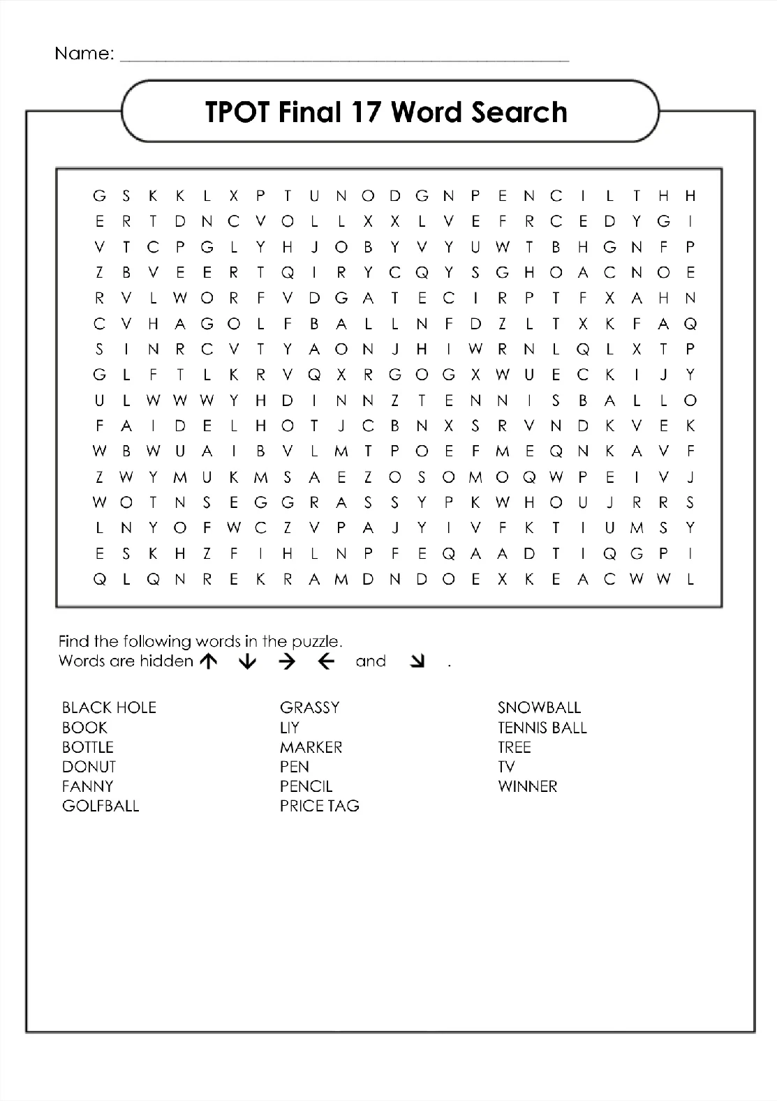 BFDI Word Search #1 | Fandom