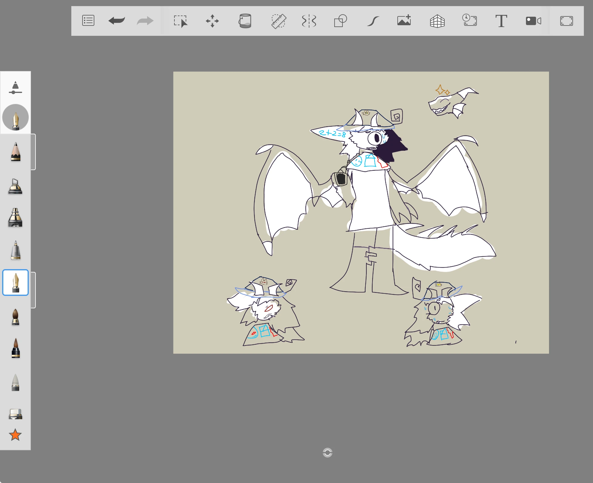 Me? Drawing Zip in ‘The WereCleaner’?? Pfft, that’s so silly- like I ...