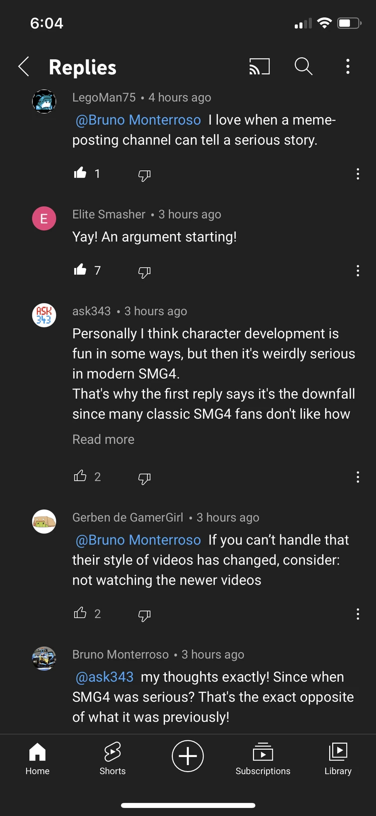 My comment: | Fandom