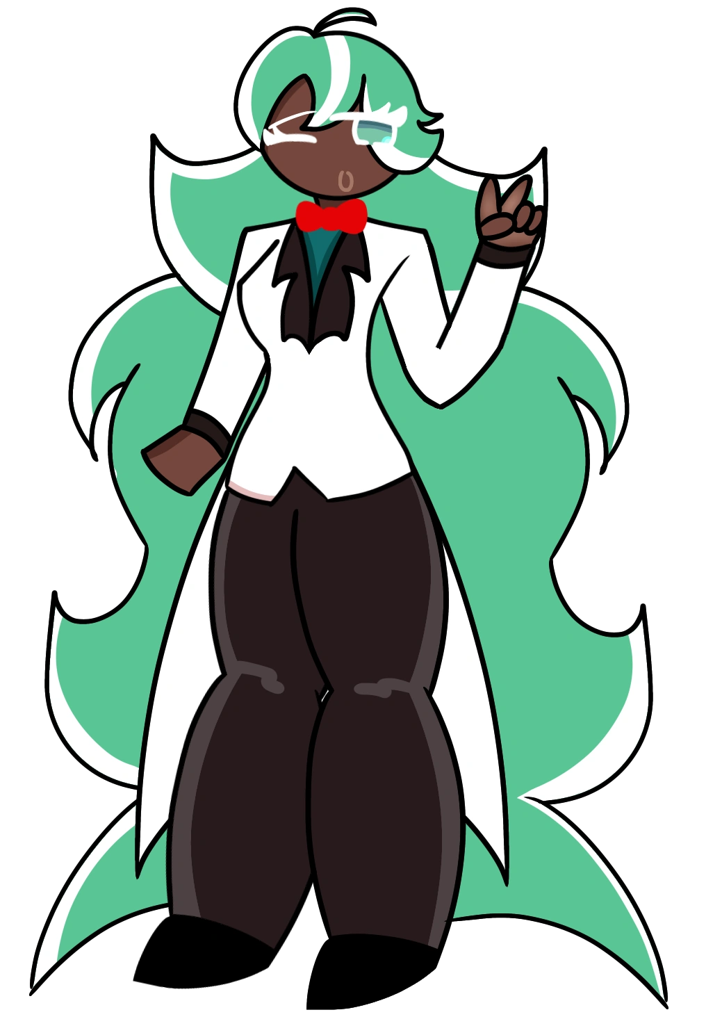 Mint Choco but I made her hair EXTRA MINT CHOCOLATE ‼️‼️ | Fandom