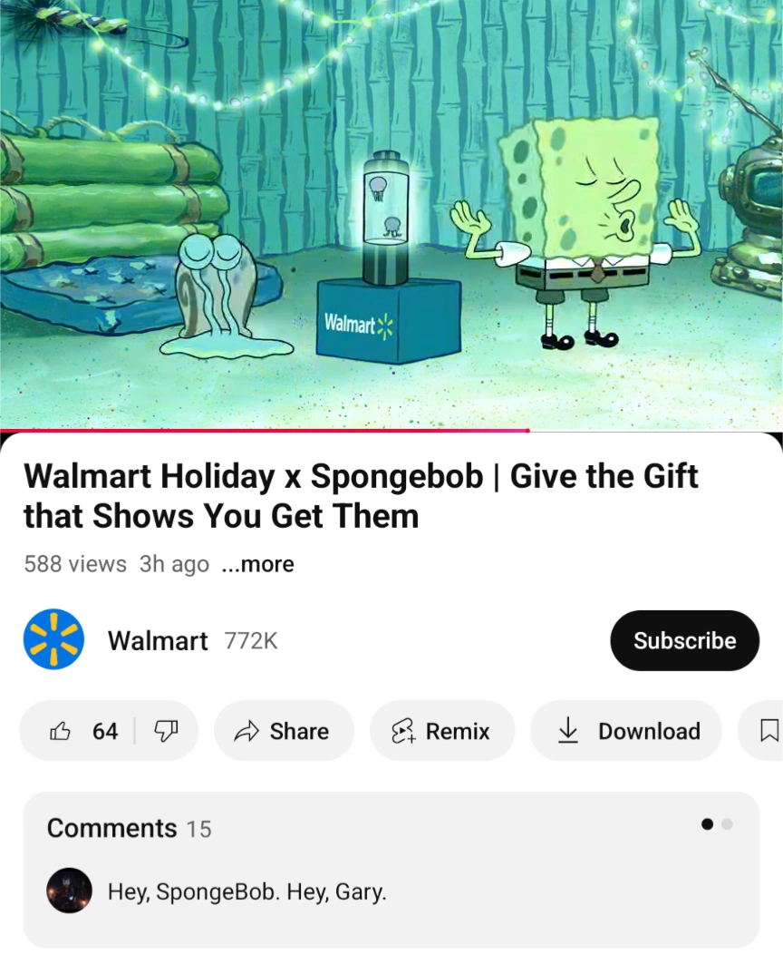 WE HAVE SPONGEBOB X WALMART COMMERCIAL BEFORE GTA 6 | Fandom
