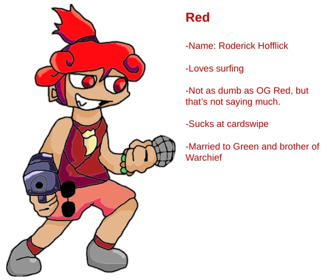 Human Red, my design. Should I do other characters? | Fandom