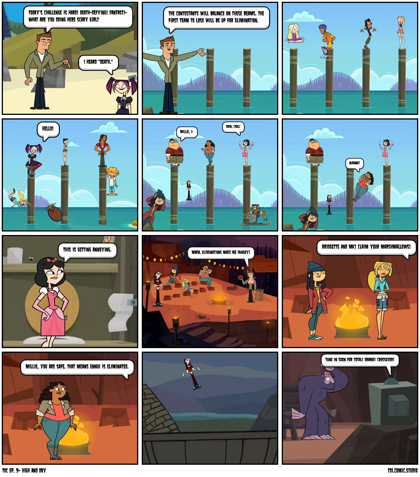 Total Drama Crossover Episode 9- High and Dry | Fandom