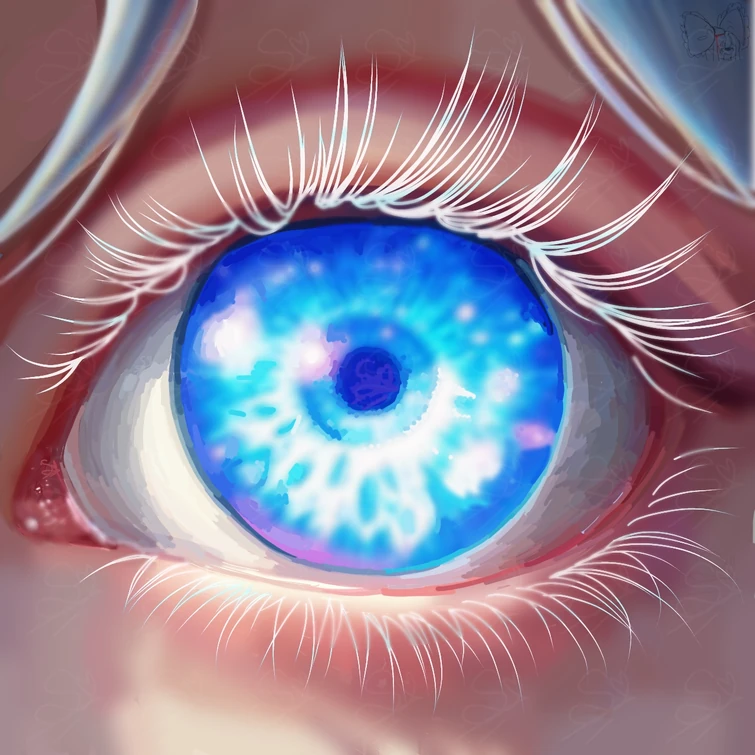 So I drew Gojo's eye- | Fandom