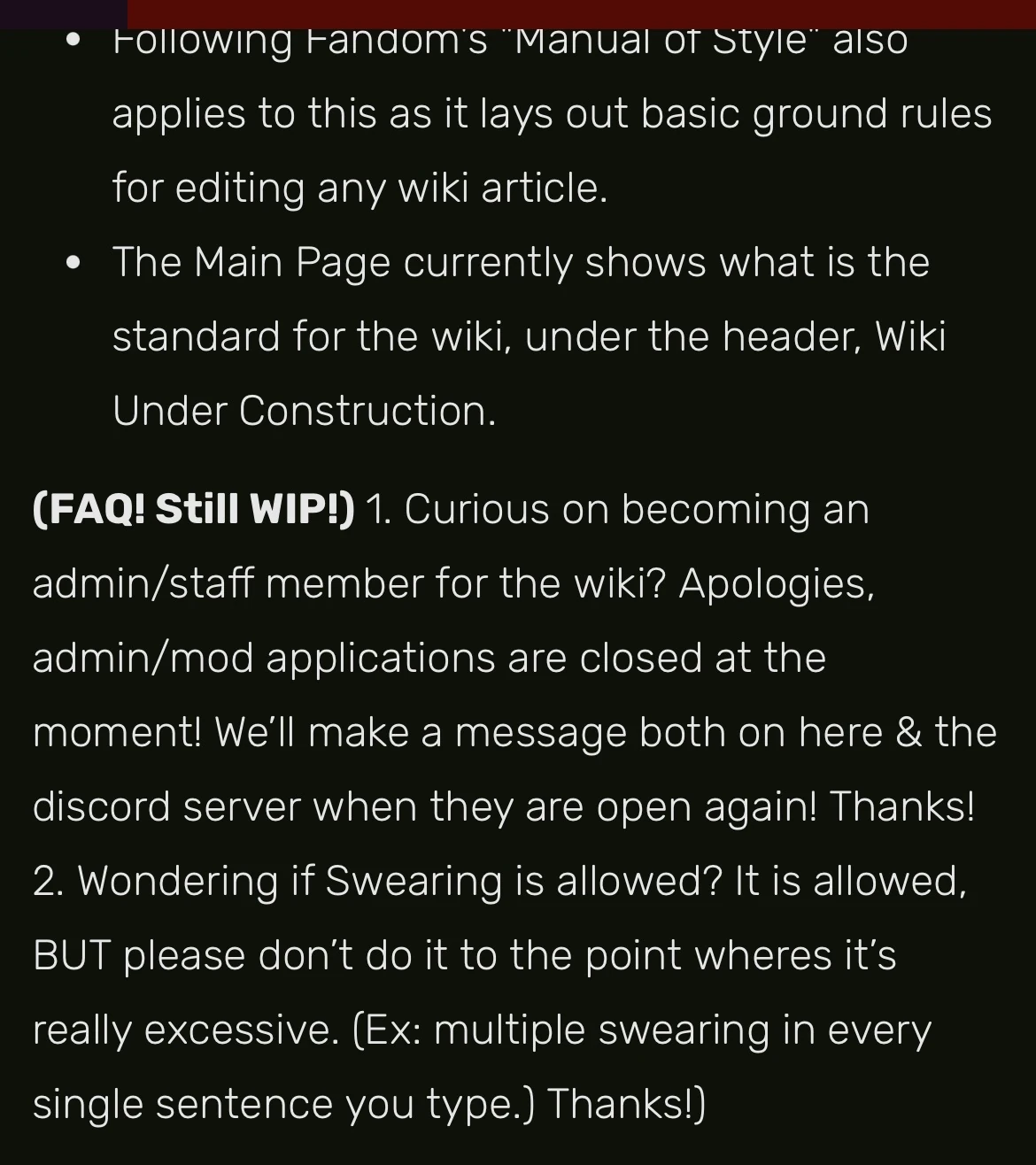 Hey guys, any FAQ? | Fandom