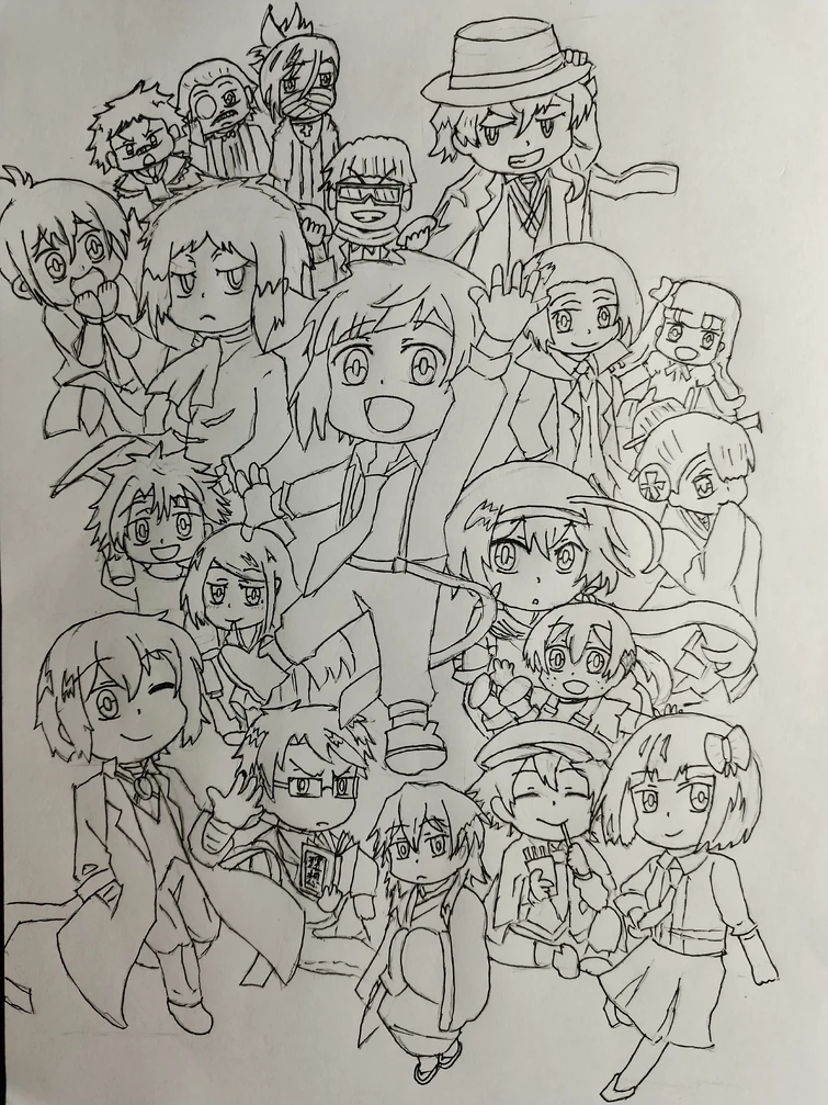 All my BSD drawings | Fandom