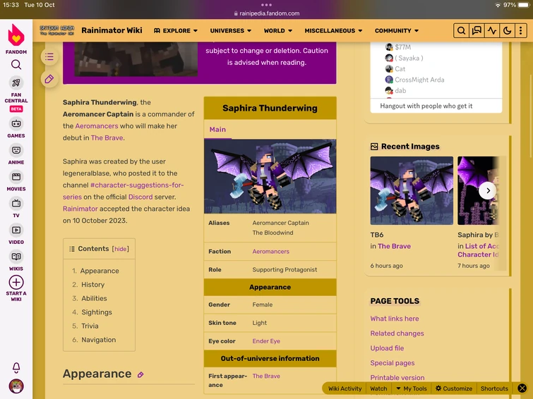 Day 28383 if Enderkin OCs dominating the discord cause… ID | Fandom