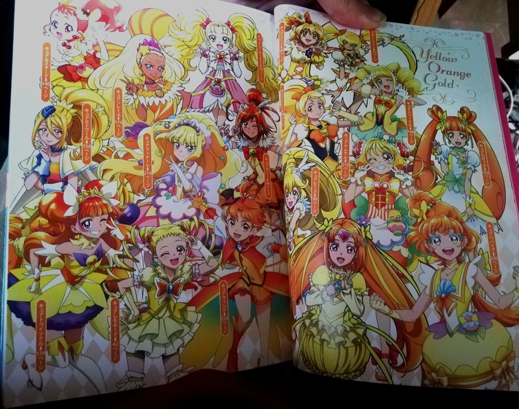 About the colors of 3 girls. I had a question while reading PreCure ...