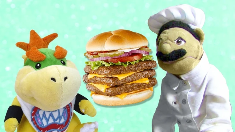 SML Thumbnail REmaster #1 (Bowser Jr's Cheeseburger) | Fandom