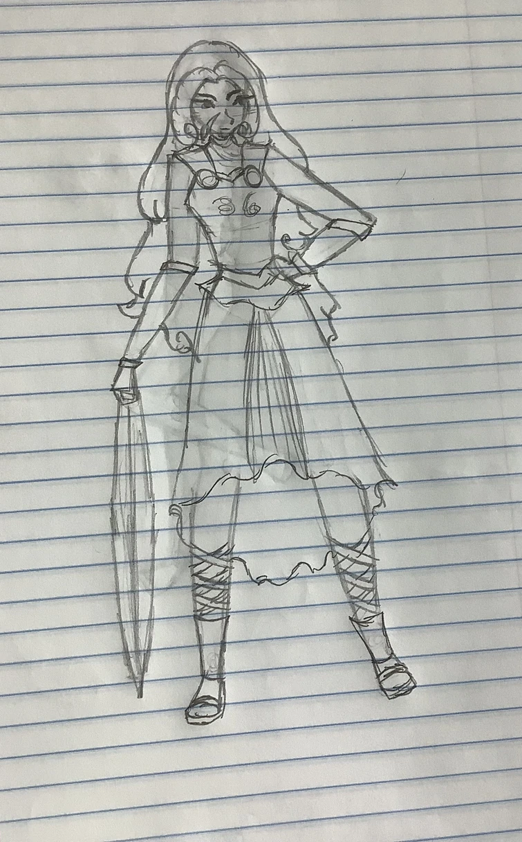 Some art I did of Aeolus, Penelope and Ctimene | Fandom