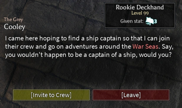 Wasn't the level cap for rookie deckhands 15-30? | Fandom