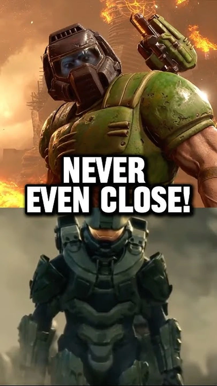 The people who think doomslayer beats master chief are as bad if not ...