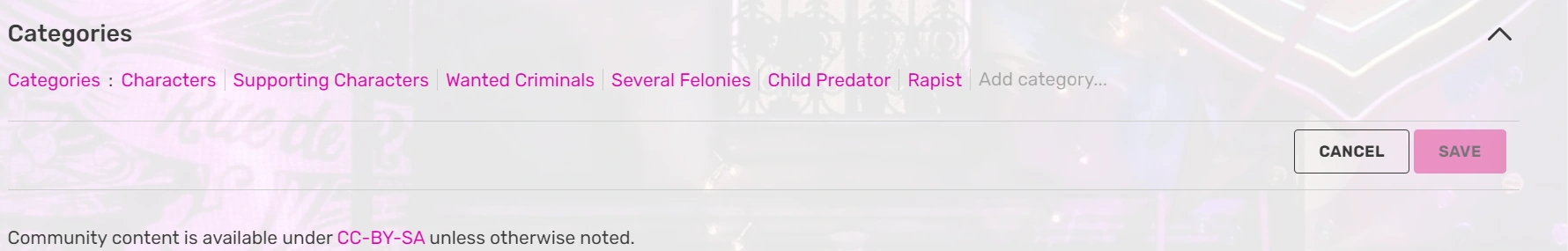 How to remove categories | Fandom
