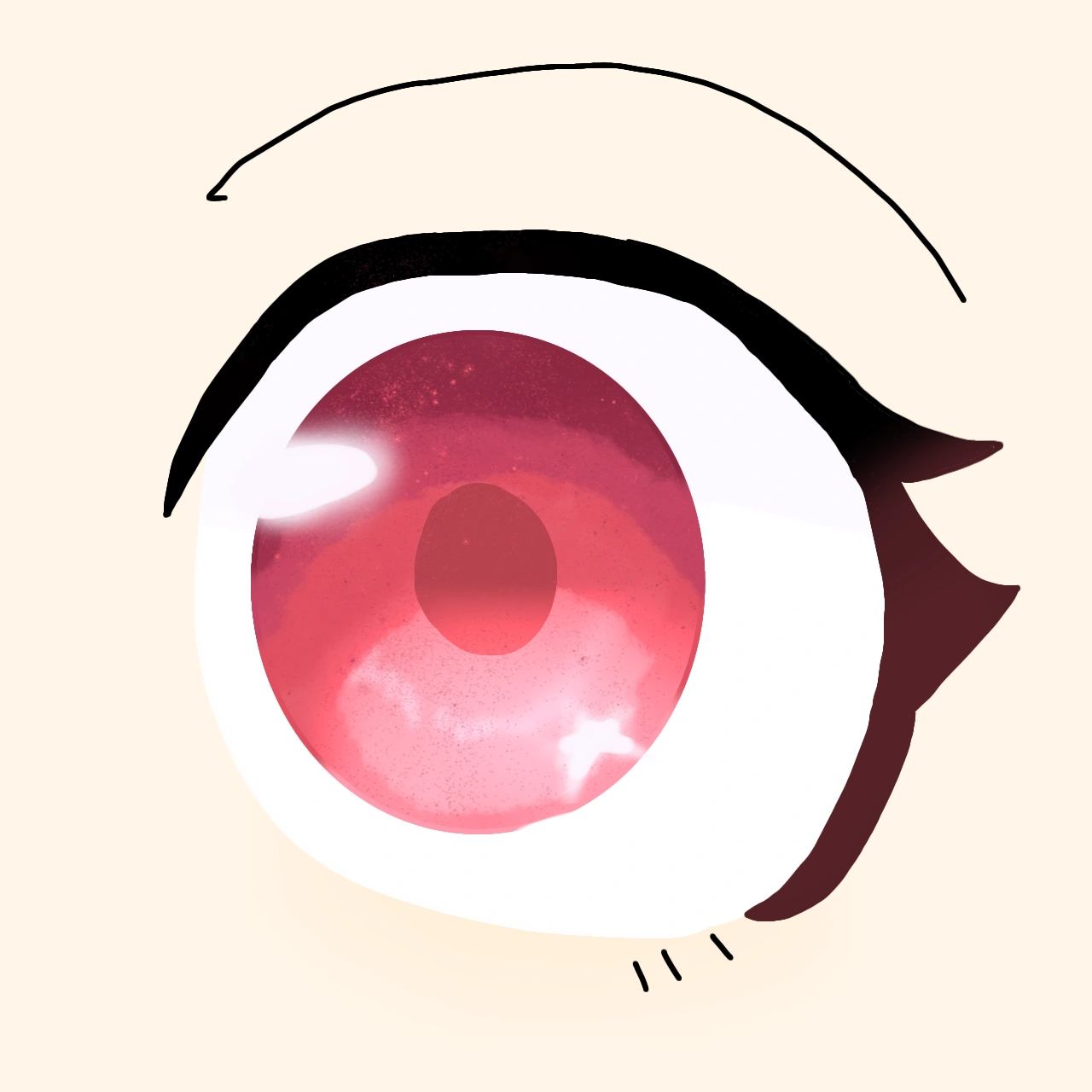 I drew Saki's eye | Fandom