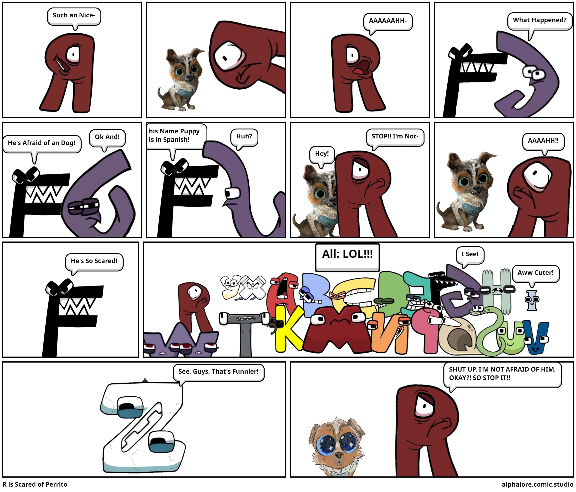 Scaredy R again | Fandom